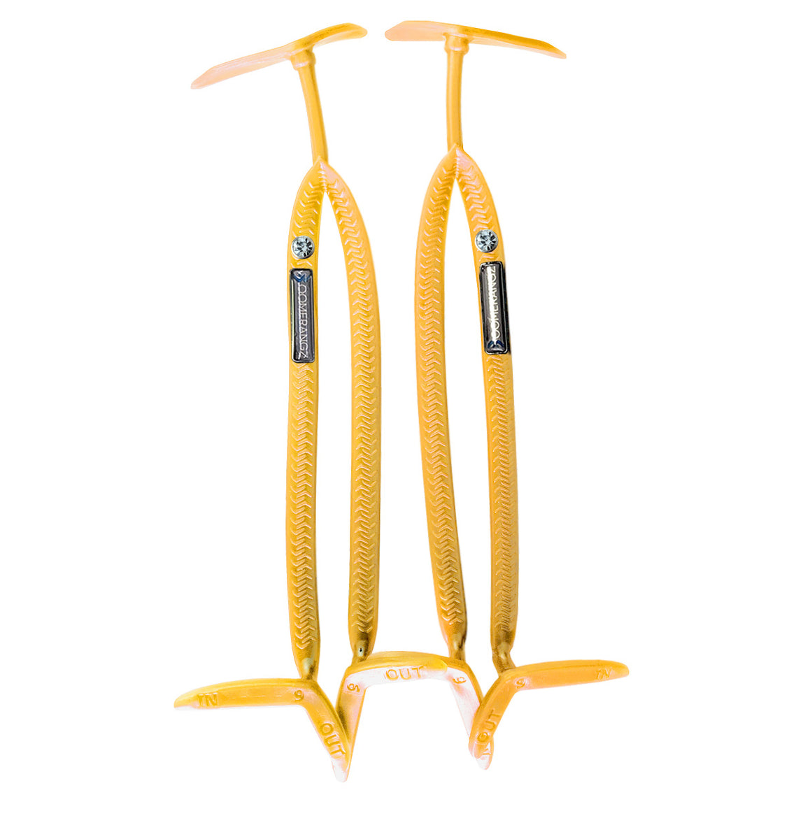 Slim Yellow Diamante' Straps – Boomerangz Footwear